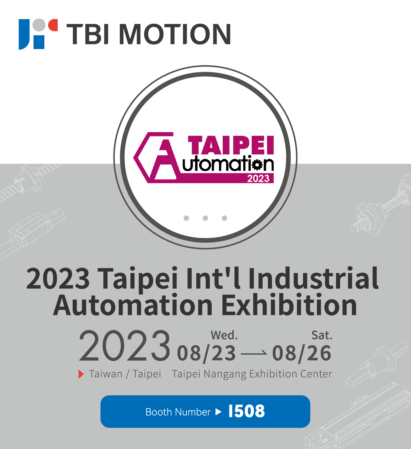 2023 Taipei Int'l Industrial Automation Exhibition | TBI MOTION ...