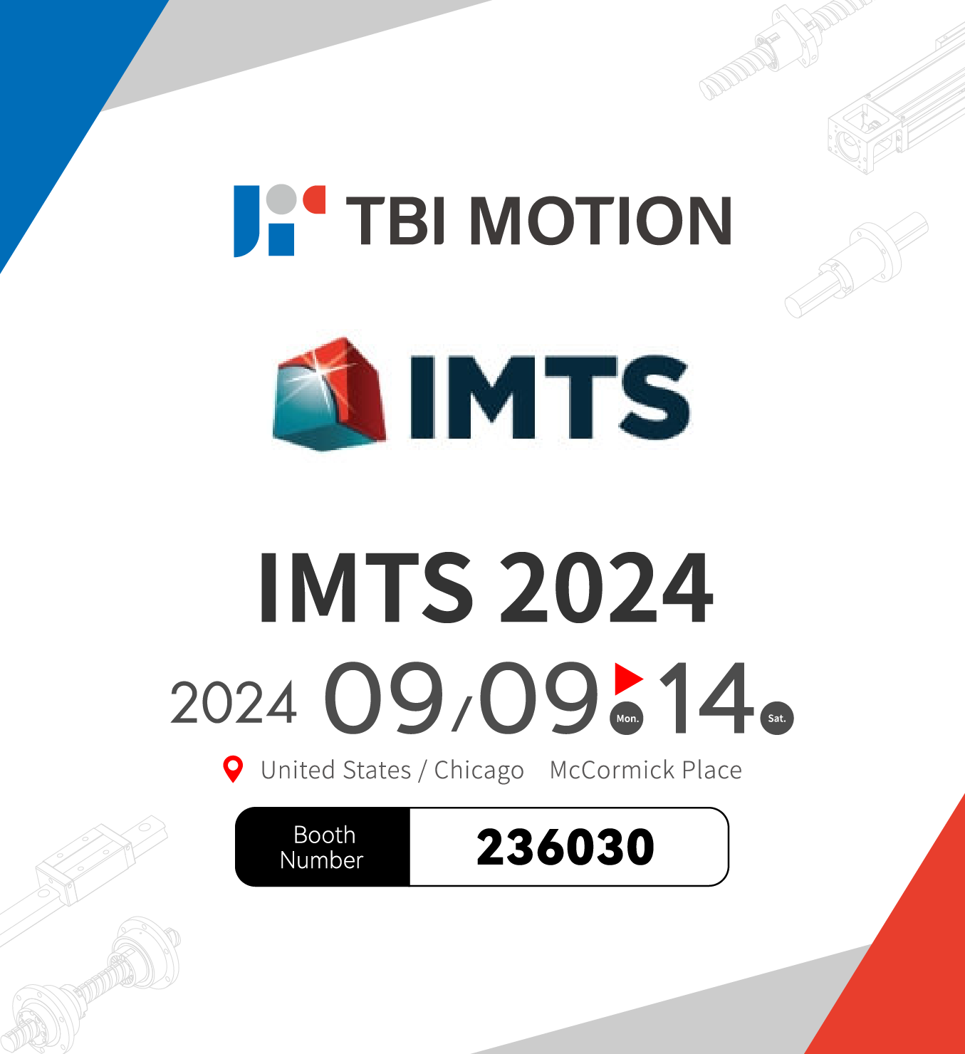 IMTS 2024 | TBI MOTION TECHNOLOGY CO.,LTD